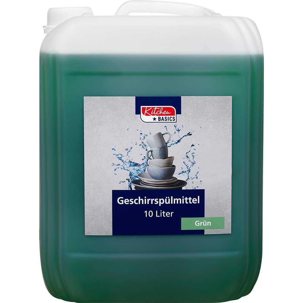 KITCHEN BASICS Geschirrspülmittel grün 10 Liter Kanister | darmboutique.de